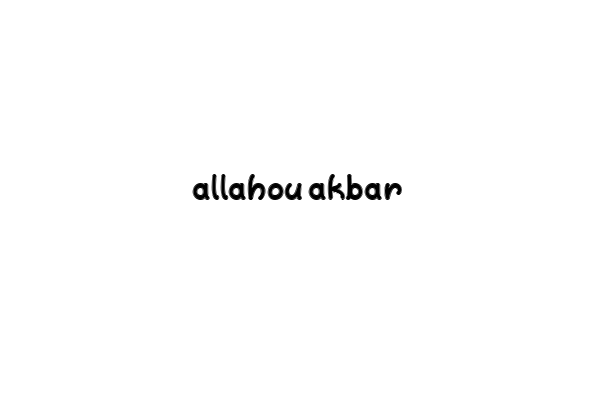 allahou akbar