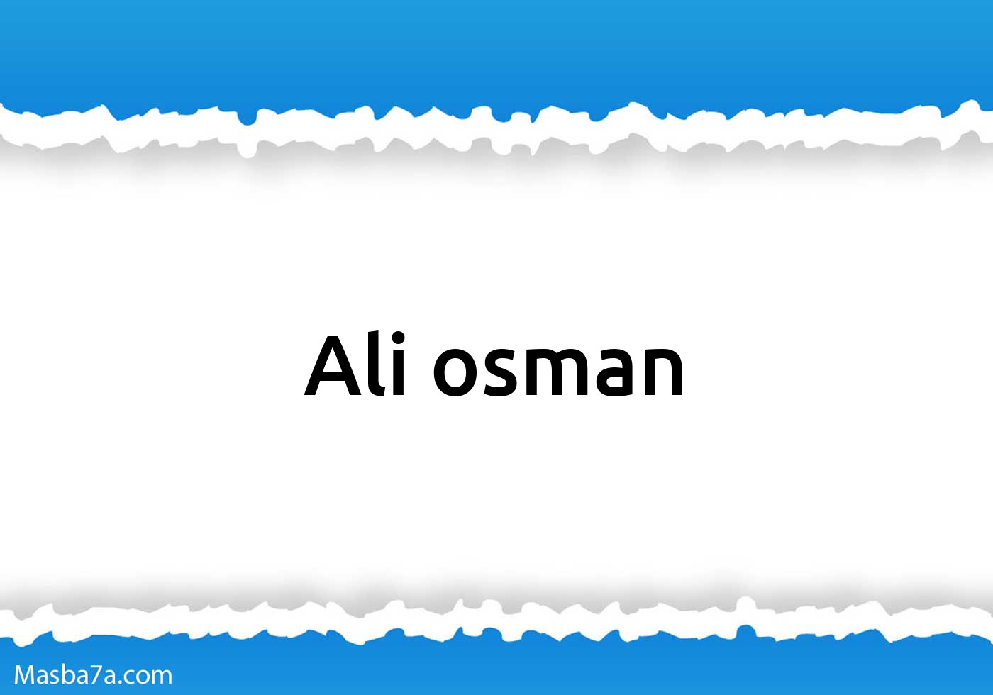 Ali osman